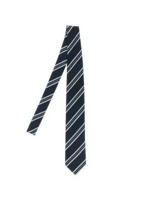 Brioni Striped Tie - Blue