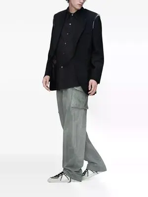 MAISON MARGIELA Cargo Cotton Trousers - Grey