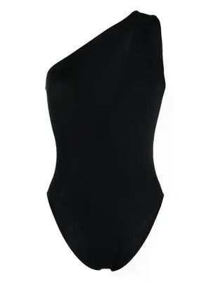 Versace Medusa Head One-shoulder Swimsuit - Black