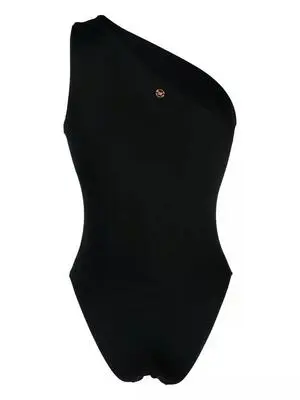 Versace Medusa Head One-shoulder Swimsuit