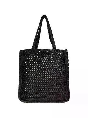 Casablanca Woven Logo Tote Bag - Black