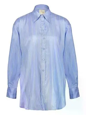PAULA Striped Button-up Shirt