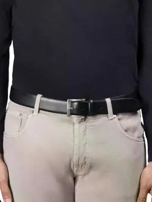 MOORER Berth-ash Leather Belt