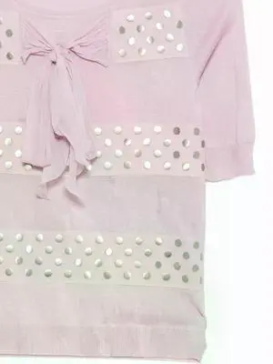 Dior Bow-embellished T-shirt