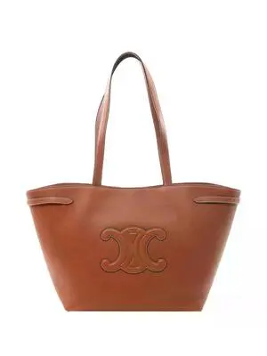 Celine Medium Grained Calfskin Cuir Triomphe Cabas Anais Tote Bag