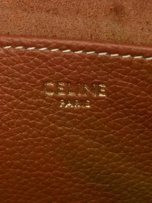 Celine Medium Grained Calfskin Cuir Triomphe Cabas Anais Tote Bag