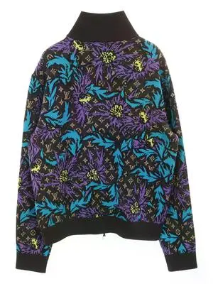 LOUIS VUITTON Monogram Thistle Zip-up Jacket