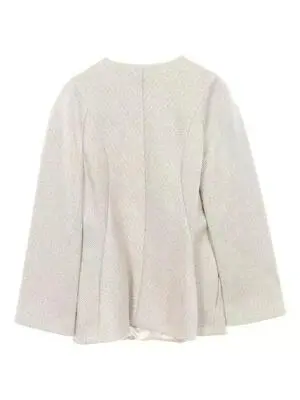 Giorgio Armani 2010s Zip-up Collarless Jacket