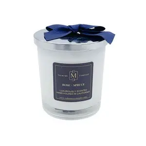 CALM ME Rose + Spruce Candle 340g - None