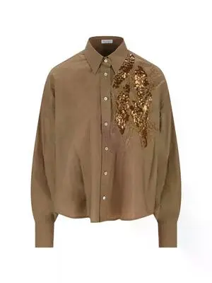 Brunello Cucinelli Sequin-embellished Shirt