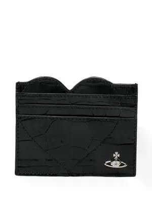 VIVIENNE WESTWOOD Orb-embossed Cardholder - Black