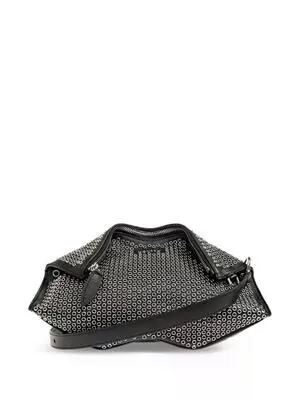 Alexander McQueen Manta Studded Zip Clutch