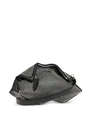Alexander McQueen Manta Studded Zip Clutch