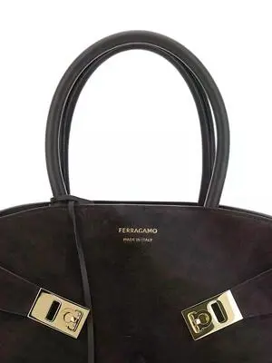 FERRAGAMO Hug Tote Bag - Brown