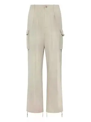 MAISON MARGIELA Cargo Pocket Trousers - Neutrals