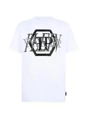 Philipp Plein Logo Round-neck T-shirt - White