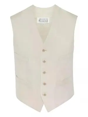 Maison Margiela Button Detailed Vests For Men
