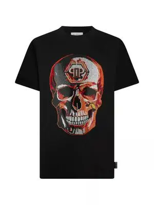 Philipp Plein Rhinestone-skull T-shirt