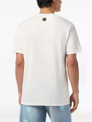 Philipp Plein Logo-patch T-shirt - Neutrals