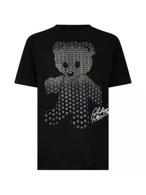 Philipp Plein Rhinestone-teddy T-shirt