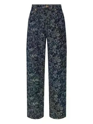 GANNI Floral-pattern Jeans