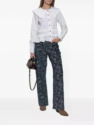 GANNI Floral-pattern Jeans