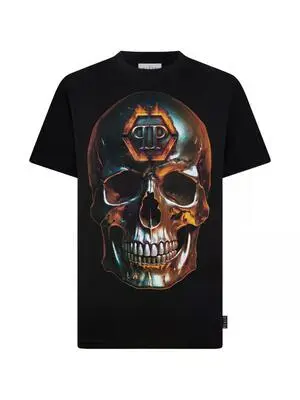 Philipp Plein Lava Skull Round-neck T-shirt - Black