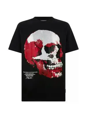 Philipp Plein Rhinestone-skull T-shirt