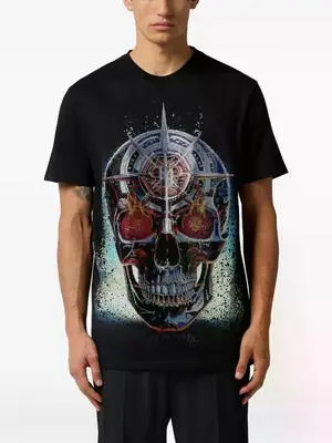 Philipp Plein Rhinestone-skull T-shirt