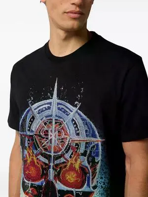 Philipp Plein Rhinestone-skull T-shirt