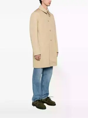 FURSAC Button Pocket Trench Coat