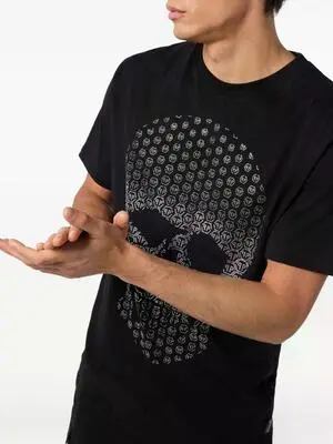 Philipp Plein Rhinestone-skull T-shirt - Black