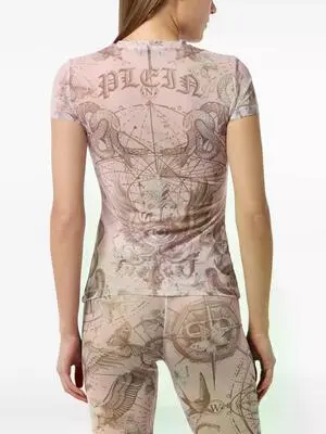 Philipp Plein Printed T-shirt - Pink