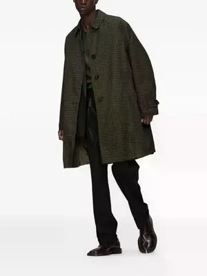 MAISON MARGIELA Buttoned Check Trench Coat