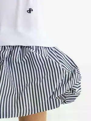 PATOU Striped-hem Mini Dress
