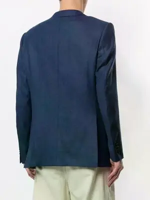 Zegna Single Breasted Blazer - Blue