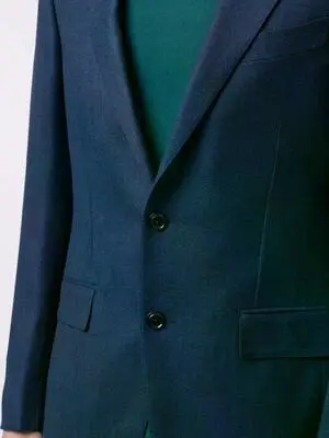 Zegna Single Breasted Blazer - Blue