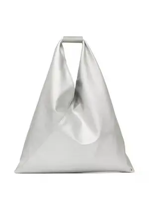 MAISON MARGIELA Japanese Triangular Folded Tote Bag - Silver