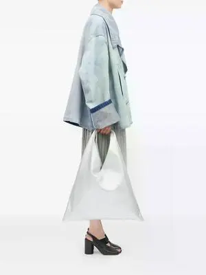 MAISON MARGIELA Japanese Triangular Folded Tote Bag - Silver