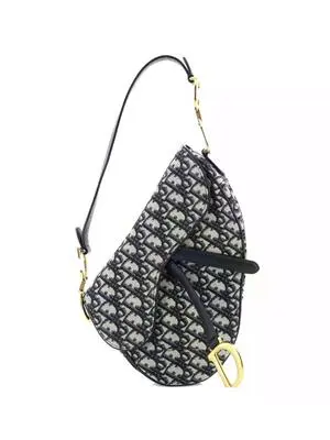 Dior Saddle Handbag Oblique Canvas - Blue