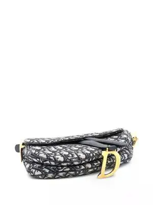 Dior Saddle Handbag Oblique Canvas - Blue