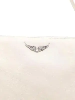 Zadig&Voltaire Jim Wings-detail Top-handle Shoulder Bag - Neutrals