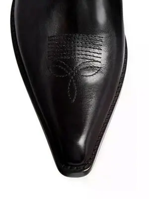 Khaite Pointed Toe Western Boots