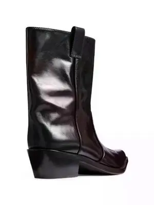 Khaite Pointed Toe Western Boots