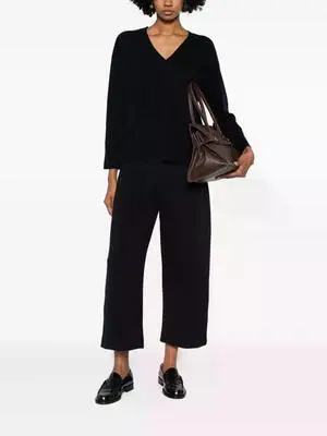 Max Mara Cropped High-waisted Trousers