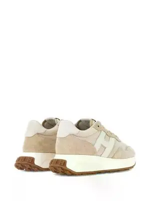 Hogan H641 Panelled Sneakers - Neutrals