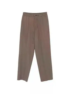 Attachment Drawstring Pleated Trousers