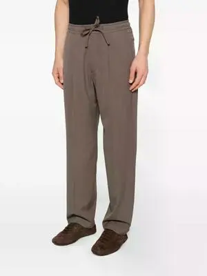 Attachment Drawstring Pleated Trousers