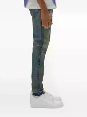 PURPLE BRAND Cracked Skinny Jeans
