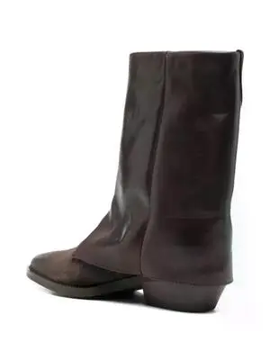 JULIE DEE Pointed-toe Ankle Boots